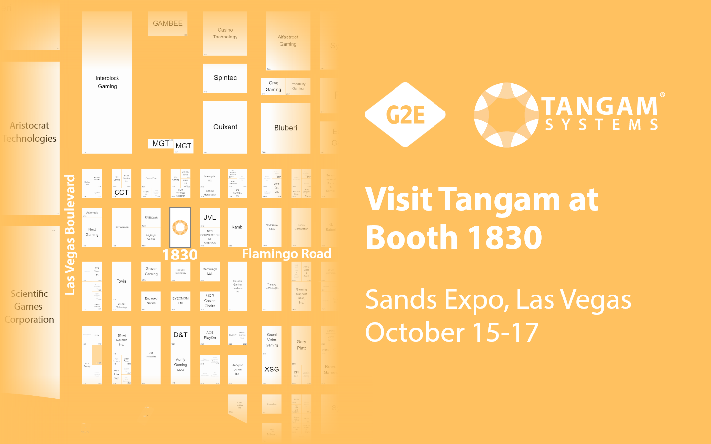 Tangam at G2E Las Vegas 2019 - Tangam Systems